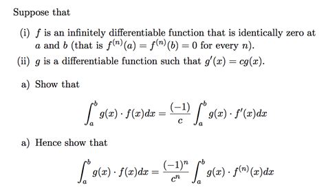 [solved] integration by parts for f x g x 9to5science