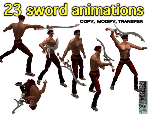 second life marketplace 23 sword animations