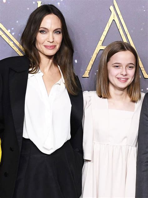 Vivienne Jolie Pitt Rocks Curtain Bangs While Out With Angelina