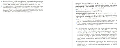 suppose an array has been declared in the declarat