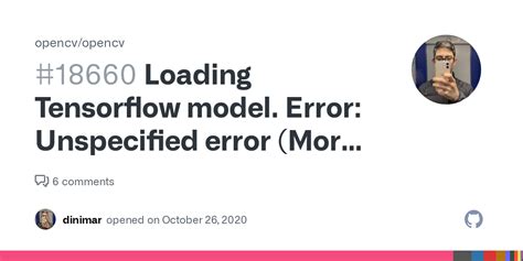 loading tensorflow model error unspecified error more than one input