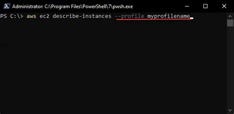 aws cli environment variables