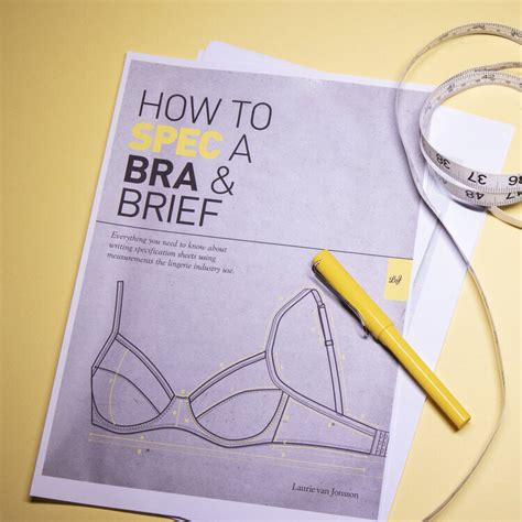 E Book How To Spec A Bra And Brief — Van Jonsson Design