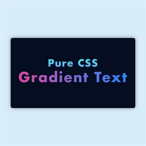 this is an article that explained about making gradient text effects