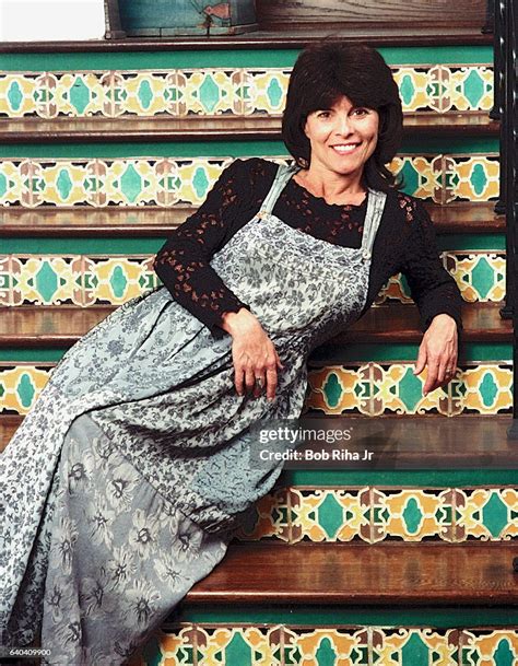 Portrait Of American Actress Adrienne Barbeau As She Poses At Her