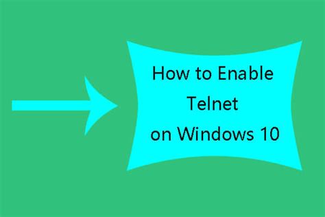 Ways To Enable Install Telnet On Windows Minitool 49392 Hot Sex Picture