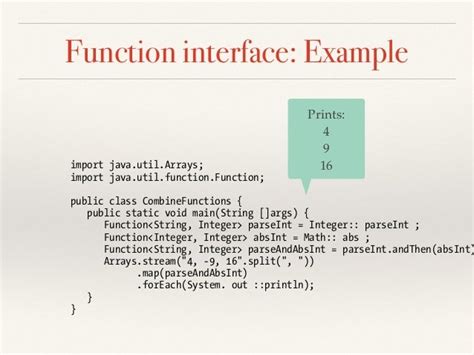 functional interface in java slideshare