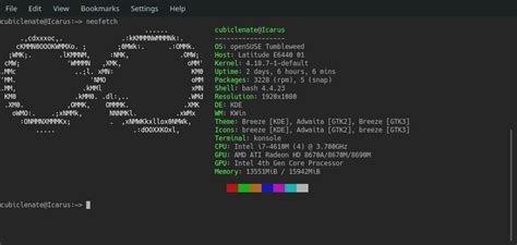 Neofetch Command Line System Information Tool Cubiclenates Techpad