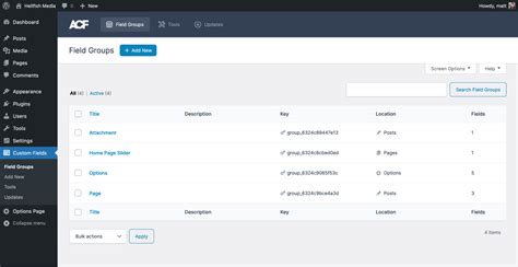 acf getting started with acf