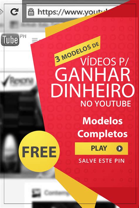 3 Modelos De Vídeos Para Ganhar Muito Dinheiro No Youtube Modelos