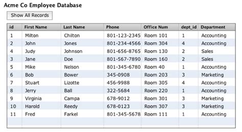 using databases in livecode
