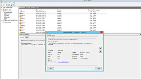 how to fix the rpc server is too busy to complete this operation
