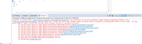 solution of com microsoft sqlserver jdbc sqlserverexception fixing