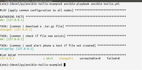 ansible text message notifications with twilio sms twilio