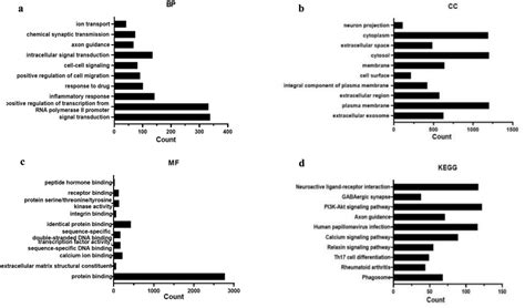 Kegg Pathway Analysis And Go Annotation A Gabrp Was Enriched In Three