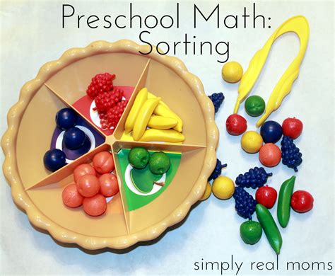 preschool math series this article sorting love the