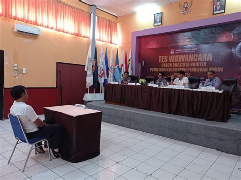 Kpu Sidrap Gelar Test Wawancara Untuk Calon Ppk Pemilu 2024 Simpul Rakyat