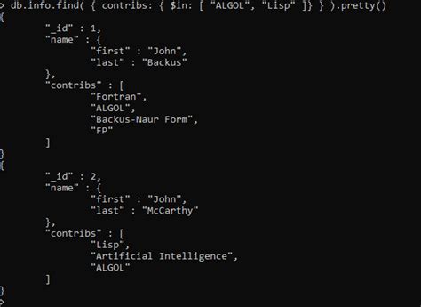 mongodb find multiple values