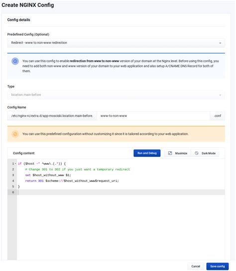 knowledgebase what is nginx config runcloud php cloud server