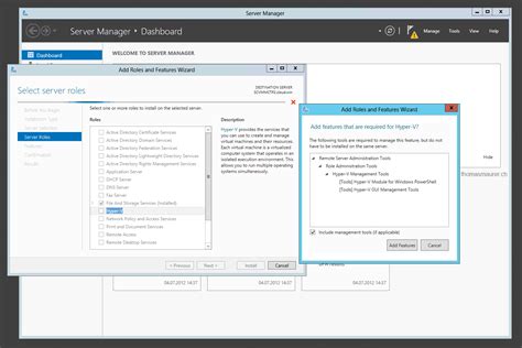 windows server 2012 install hyper v role for beginners
