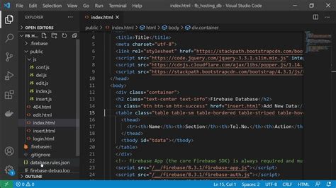 firebase realtime database and authentication youtube