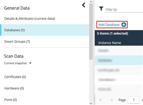 add databases to password safe