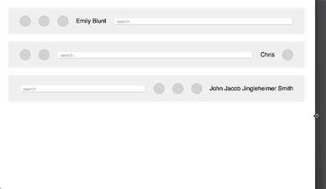 flexbox nav bar with fixed variable and take up the rest
