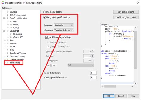 typescript formatting in netbeans stack overflow