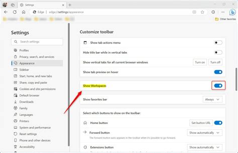 How To Enable Or Disable Workspaces In Microsoft Edge Geek Rewind