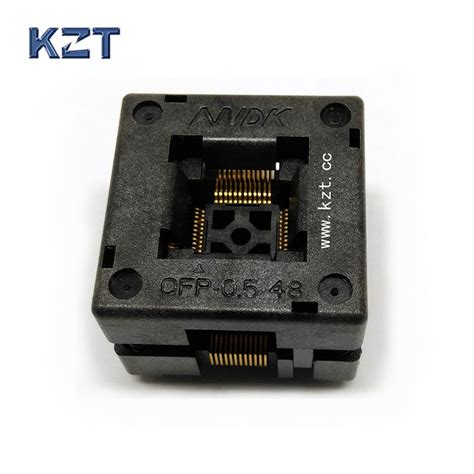 qfp48 tqfp48 lqfp48 open top pitch 0 5mm programmer socket fpq 48 0 5