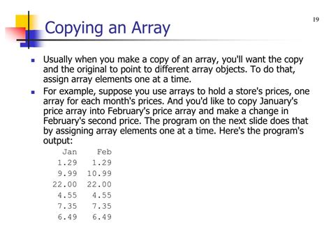 ppt chapter 10 arrays and arraylist s powerpoint presentation free