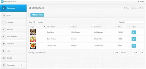 digital restaurant management system project in php with source code