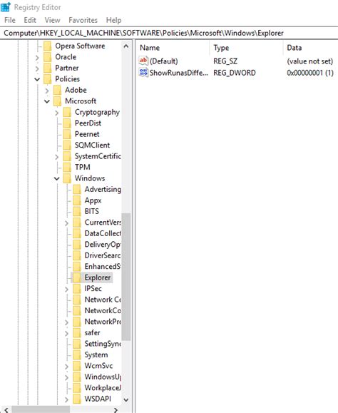 how to enable run as a different user on windows 10 start menu windows chimp