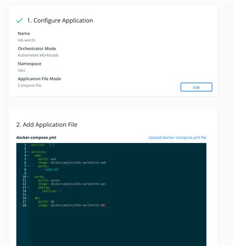 mirantis documentation deploying a compose based app to a