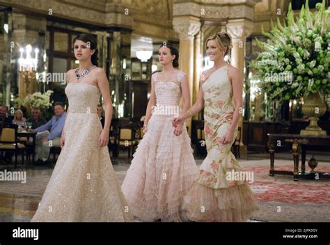 Selena Gomez Leighton Meester Katie Cassidy Monte Carlo 2011 Stock