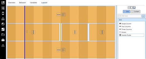 laying out a coach or coach view using the grid layout