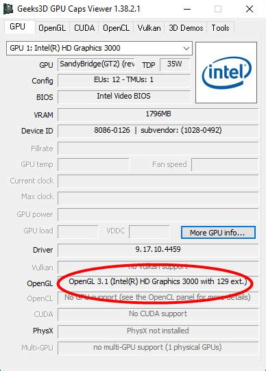 kivy for python 3 detect opengl as 1 1 on windows 10 7