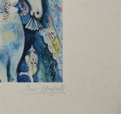 Marc Chagall Lithograph Limited Edition On Arches Paper Etsy