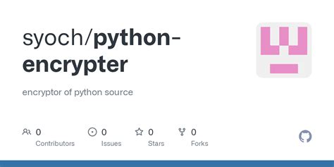 github syoch python encrypter encryptor of python source