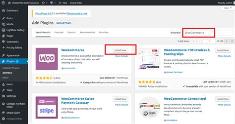how to install the woocommerce plugin on wordpress