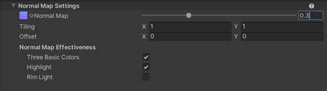 normal map settings unity toon shader 0 7 6 preview