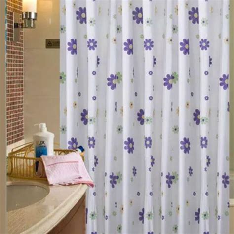 Shower Curtain Peva Waterproof Bathroom Bath Room Toilet Mildew Langsir