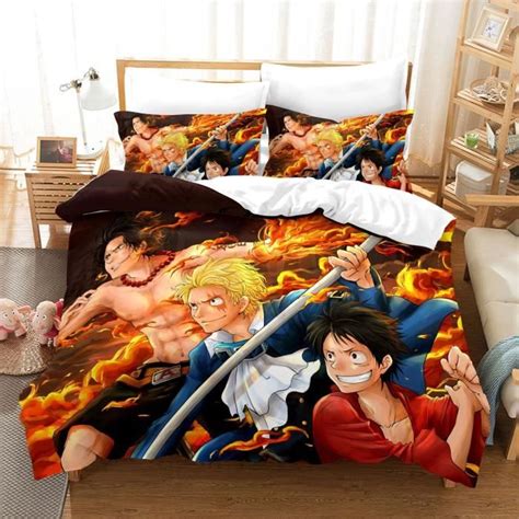 One Piece Luffy Animé 240 260cm Chopper Zoro Sanji Confortable 1 Housse