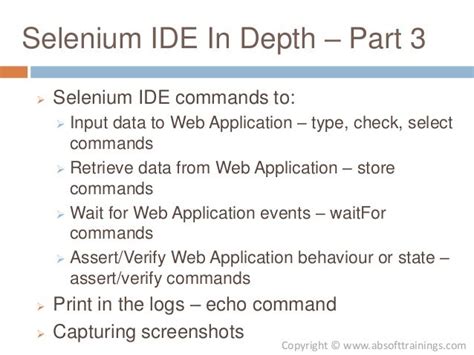 selenium tutorial selenium ide in depth part 3