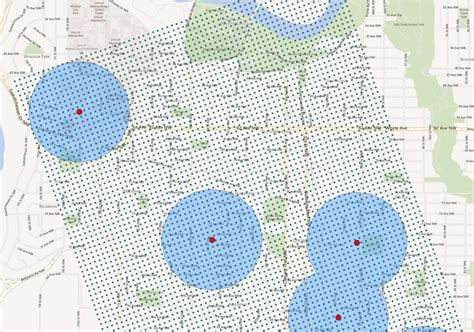 buffer qgis regular points around each polygon in a layer