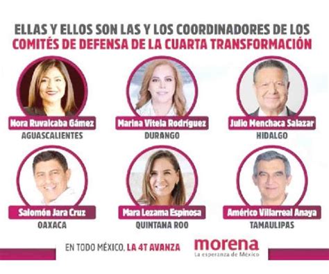 Candidatos De Morena A Gobernadores De 6 Estados