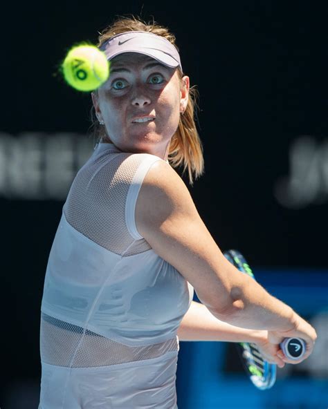 Maria Sharapova At Australian Open Tennis Tournament In Melbourne 01 18