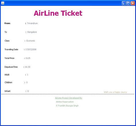 full flight booking application in java