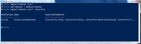 use the powershell passthru parameter and get back objects