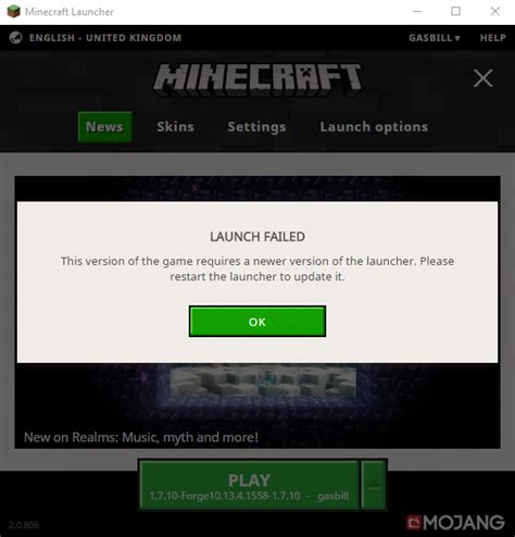 新しい unable to update the minecraft runtime environment 2019 最高の
